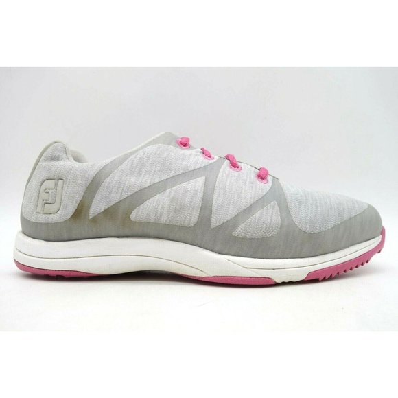 FootJoy | Shoes | Foot Joy Fj Gray Lace Up Spikeless Golf Sneakers ...